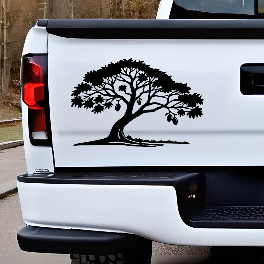 Mango Tree Decal, Fruit Tree Decal - Etsy
