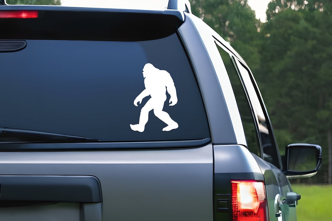 Bigfoot Decal, Sasquatch Vinyl Sticker, Yeti Decal, Multiple Colors and ...