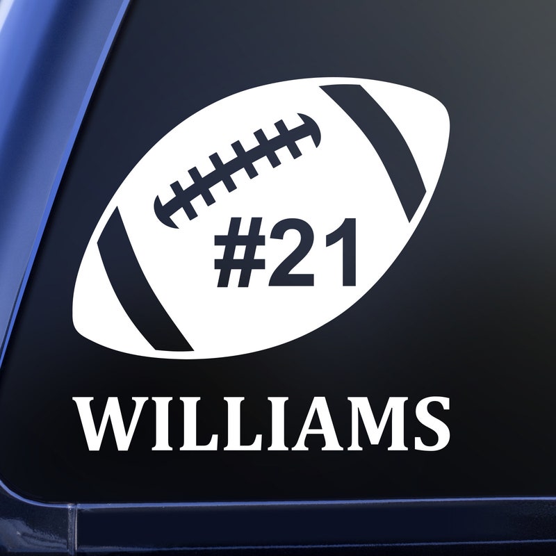 Football Decal - Etsy
