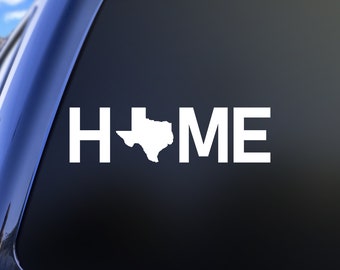 State of Texas and Flag Waterproof, UV Resistant, Vinyl Sticker Decal ...