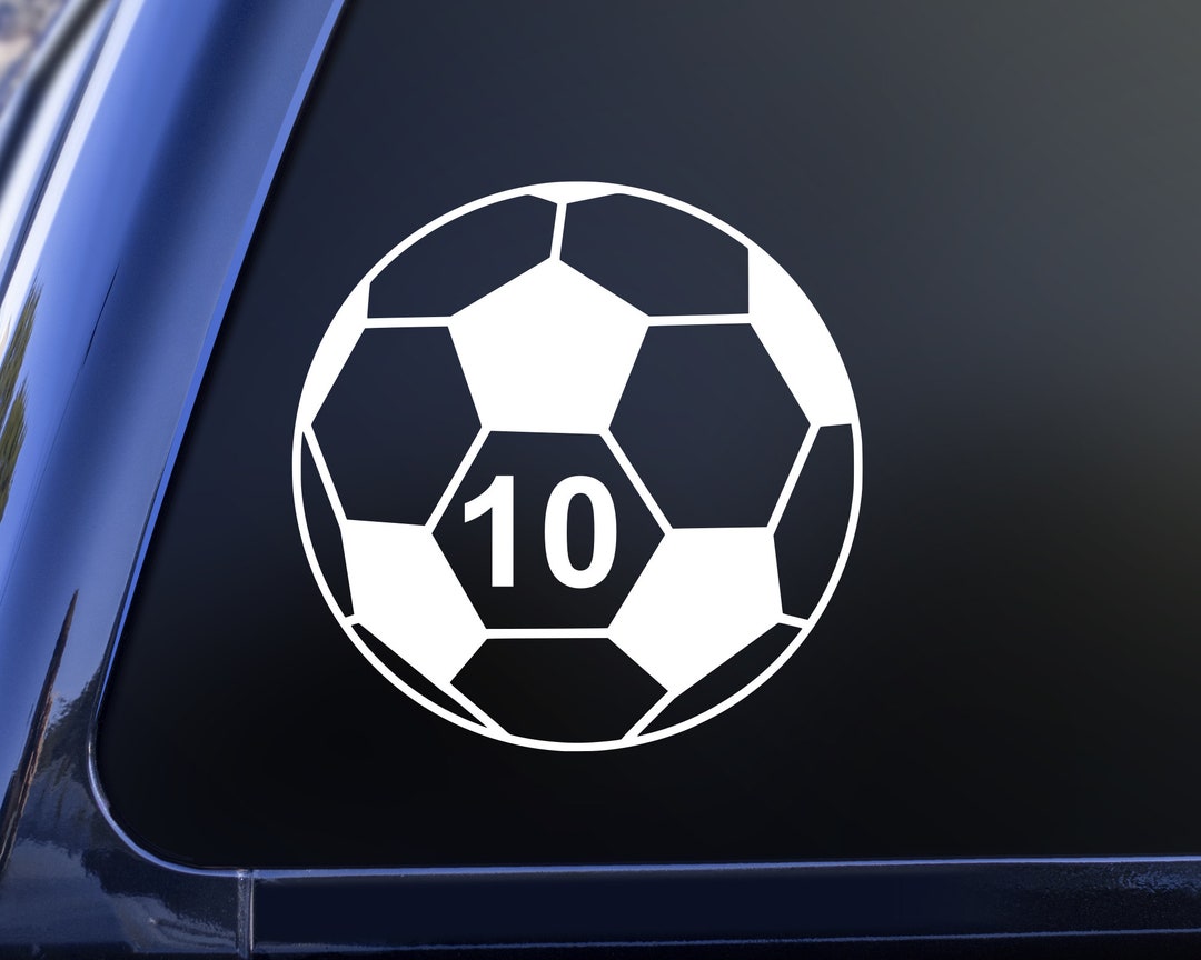 Soccer Ball Decal, Personalized Soccer Ball Decal, Soccer Ball Player ...