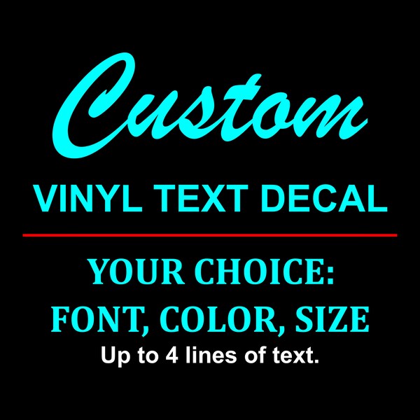 Vinyl Lettering - Etsy