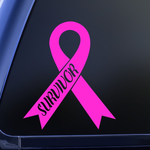 Breast Cancer Decal - Etsy
