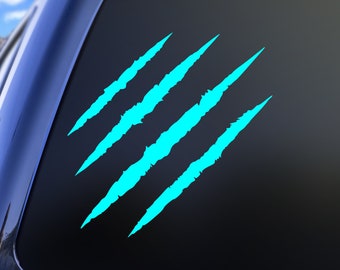 Claw Marks Vinyl Decal - Etsy