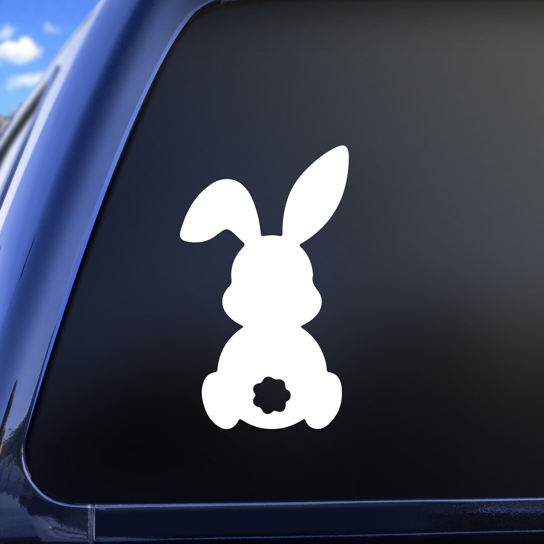 Bunny Rabbit Vinyl Decal | Floppy Ear Rabbit Sticker | Easter Bunny ...
