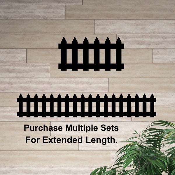 Picket Fence Decal - Etsy