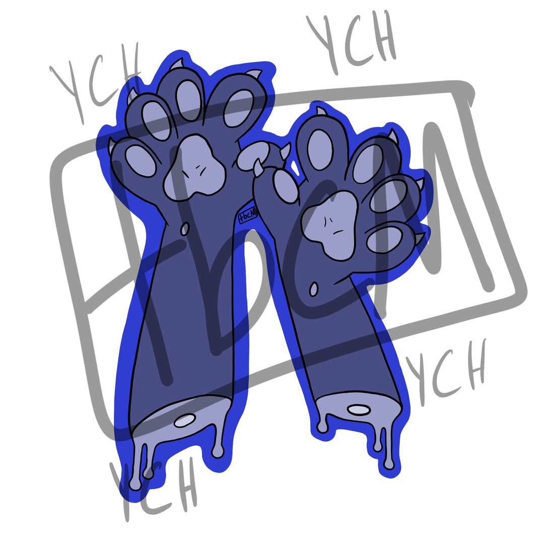 Furry Paws YCH Read Description - Etsy