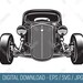 Studebaker Gasser SVG, Hot-rod JPG, Gasser EPS, Hot Rod Racer ...