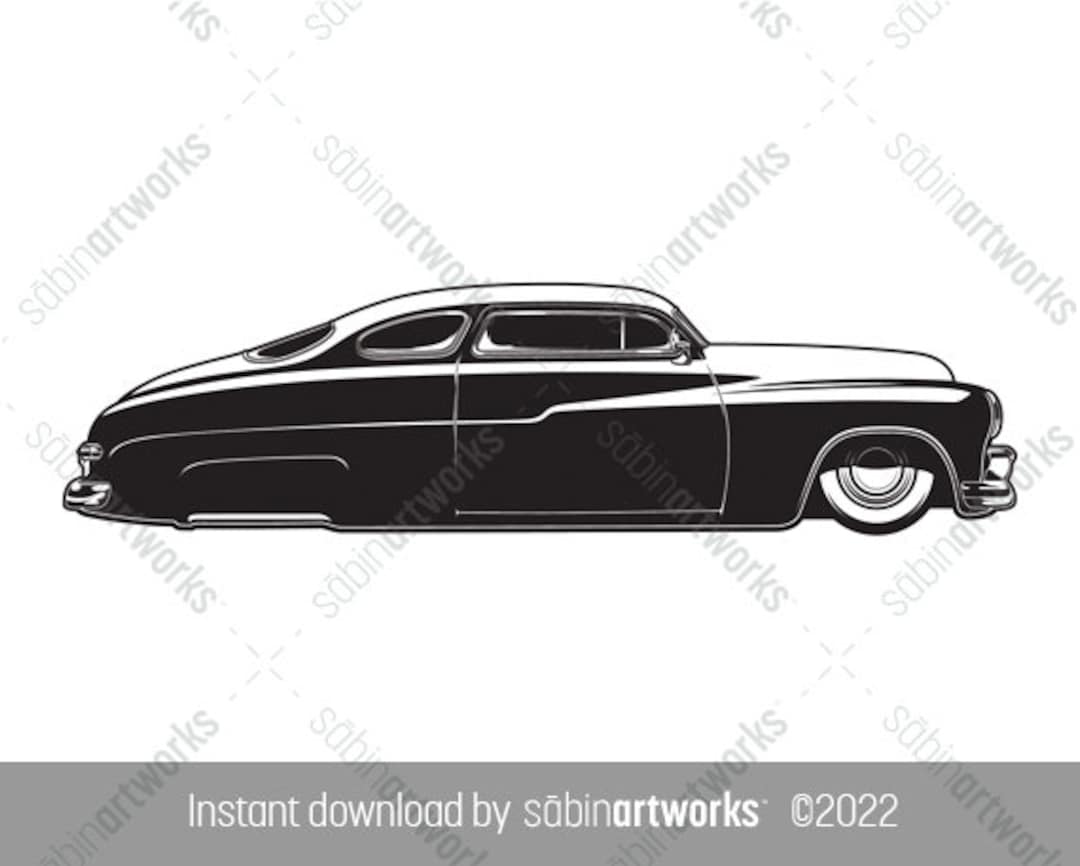 Classic Mercury SVG, Mercury JPG, Mercury EPS, 1950s Mercury Hardtop ...