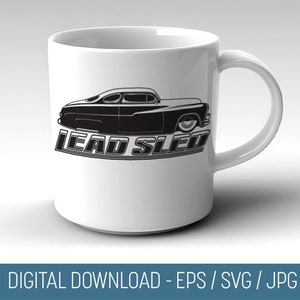 Mercury Lead Sled SVG, Classic Mercury JPG, Mercury EPS, 1950s Mercury ...