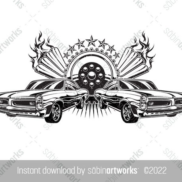 Pontiac Gto Svg - Etsy