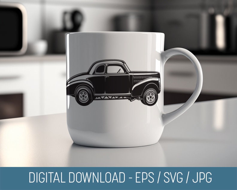 Gasser SVG, Hot-rod JPG, Gasser EPS, Hot Rod Racer, Speedster Car ...