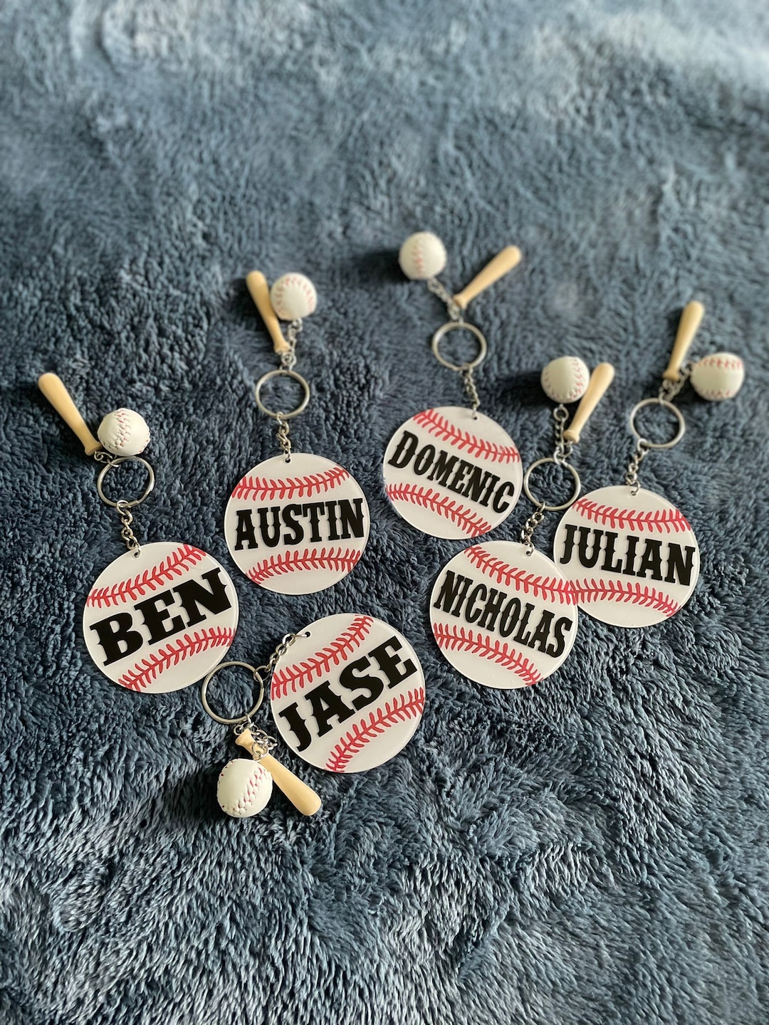 Personalized Baseball Keychain /gift for Baseball Player/ Baseball Gift ...