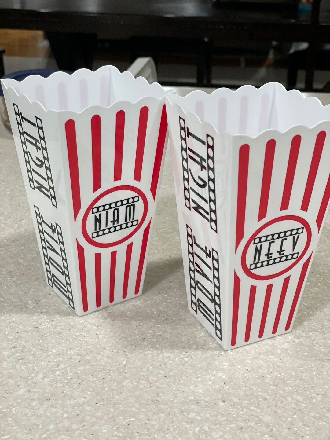 Personalized Popcorn Tub: Custom Movie Night Party Favor - Etsy