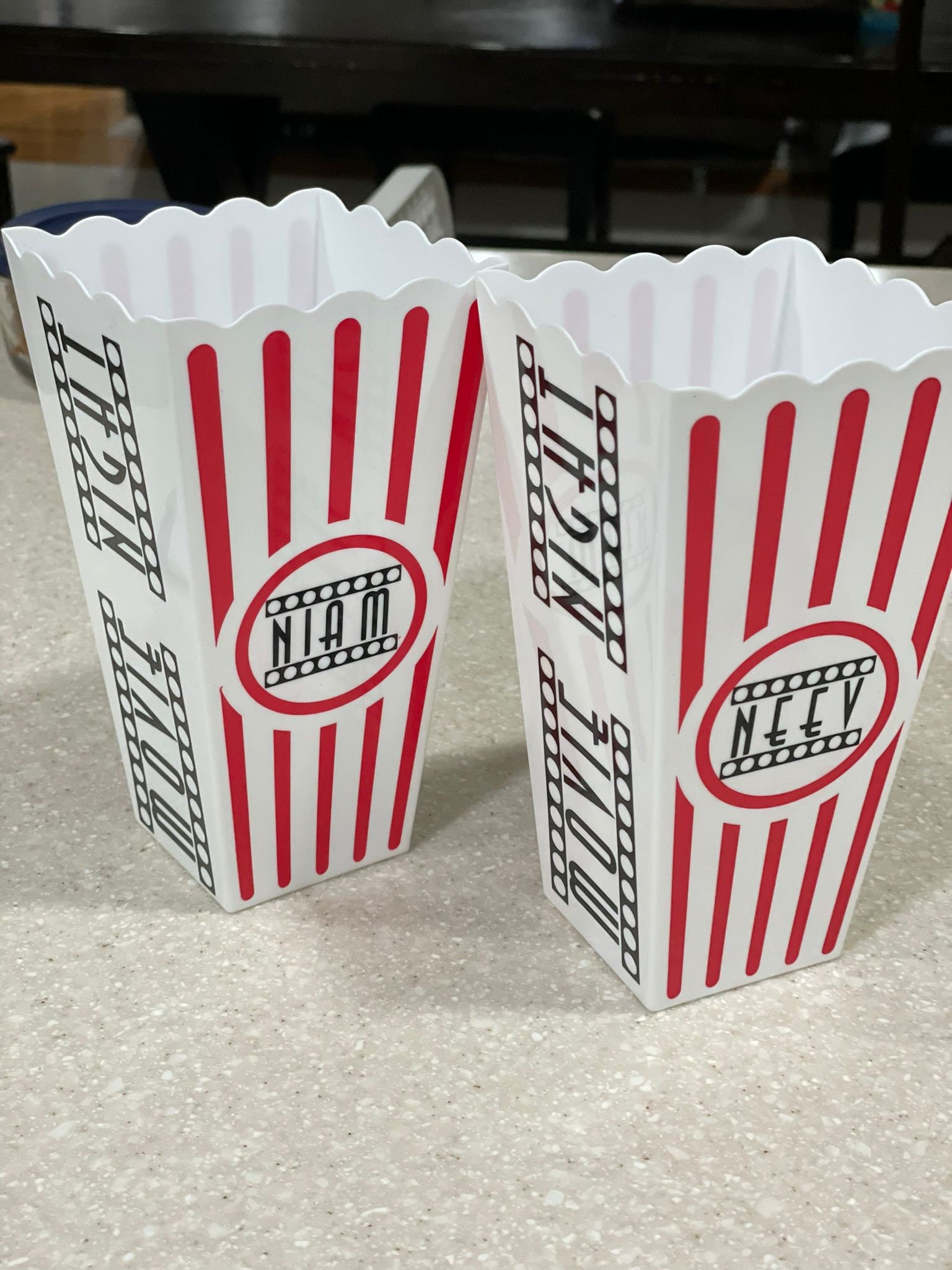 Plastic Popcorn Buckets