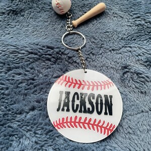 Personalized Baseball Keychain /gift for Baseball Player/ Baseball Gift ...