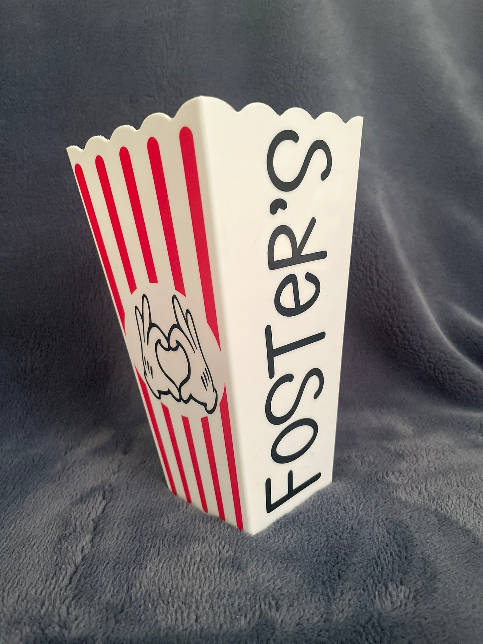 Personalized Popcorn Bowl Popcorn Tub Party Favors Family Gifts Custom ...