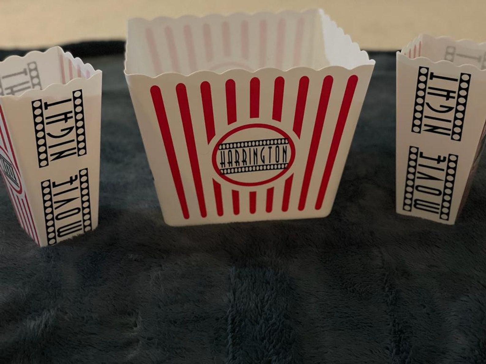 Personalized Popcorn Bowl Popcorn Tub Party Favors Family - Etsy