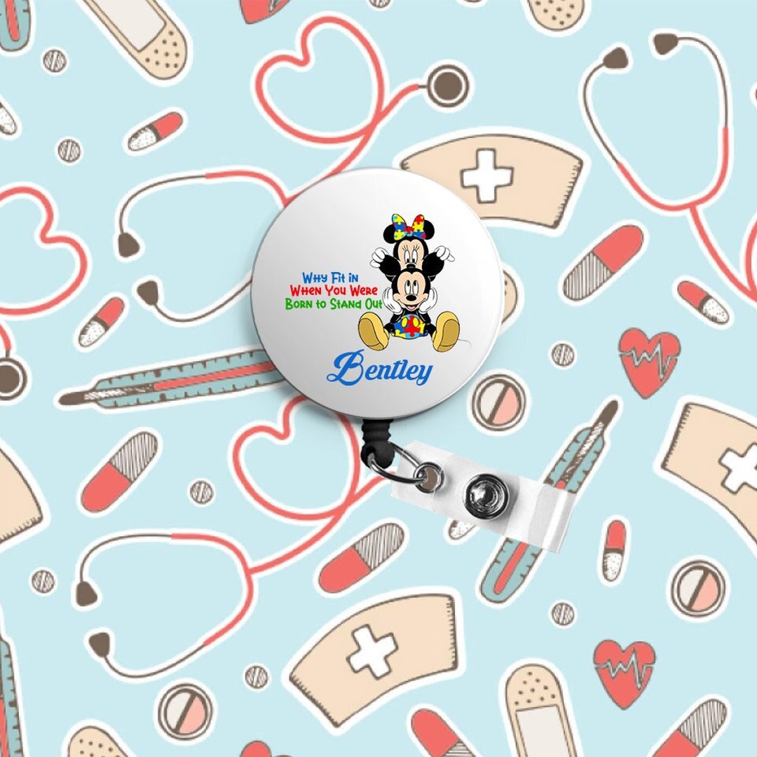 Personalized Disney Stand Out Mickey and Minnie Autism - Etsy
