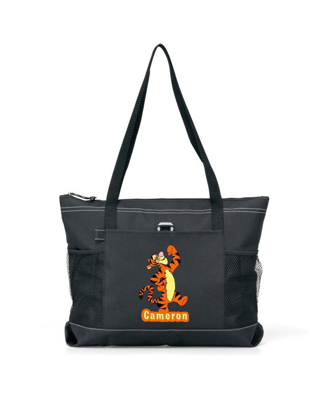 Personalized Tigger Tote Bag, Available in 7 Colors - Etsy