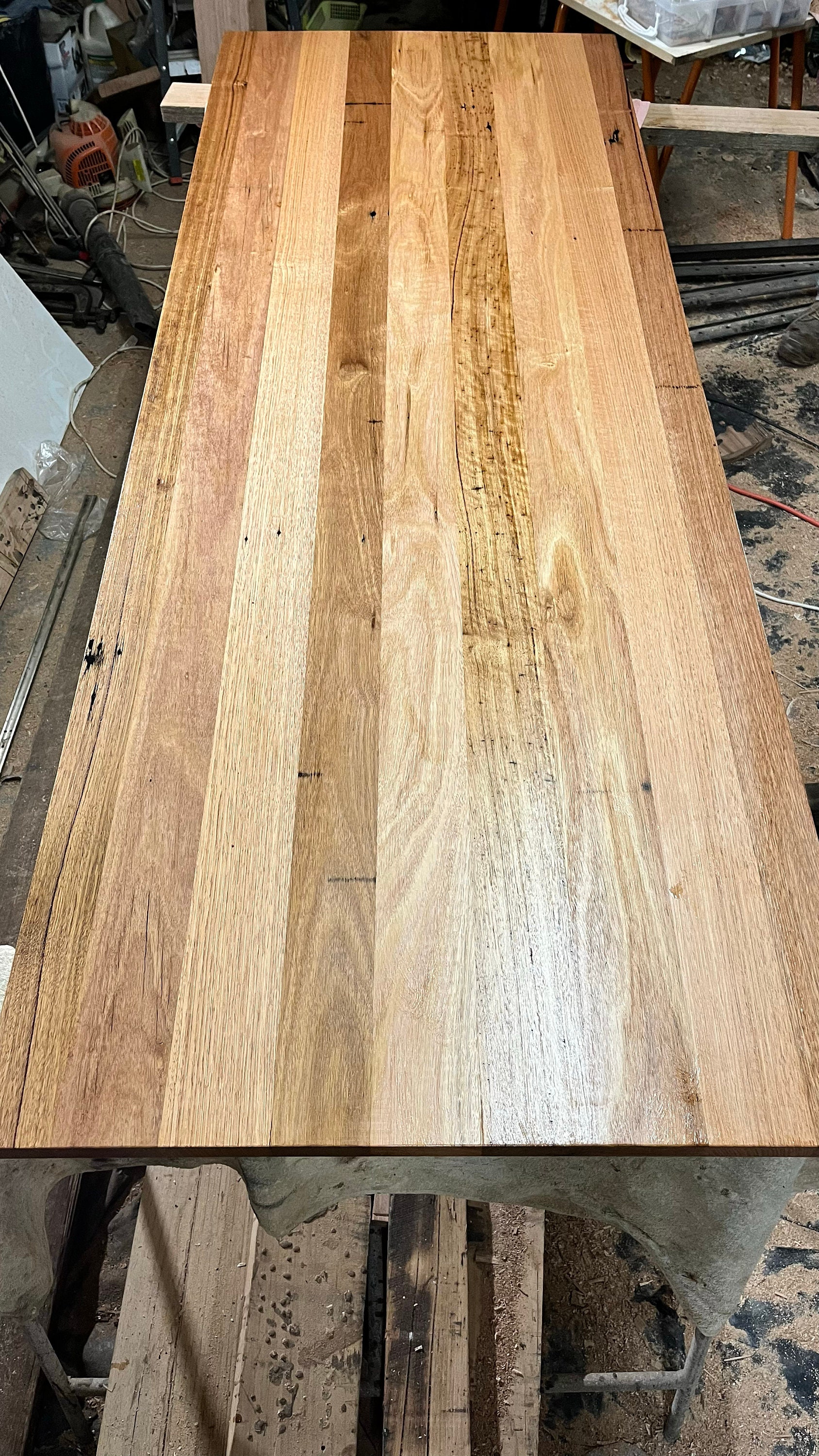 Custom Size Recycled Hardwood Table Tops - Etsy Australia