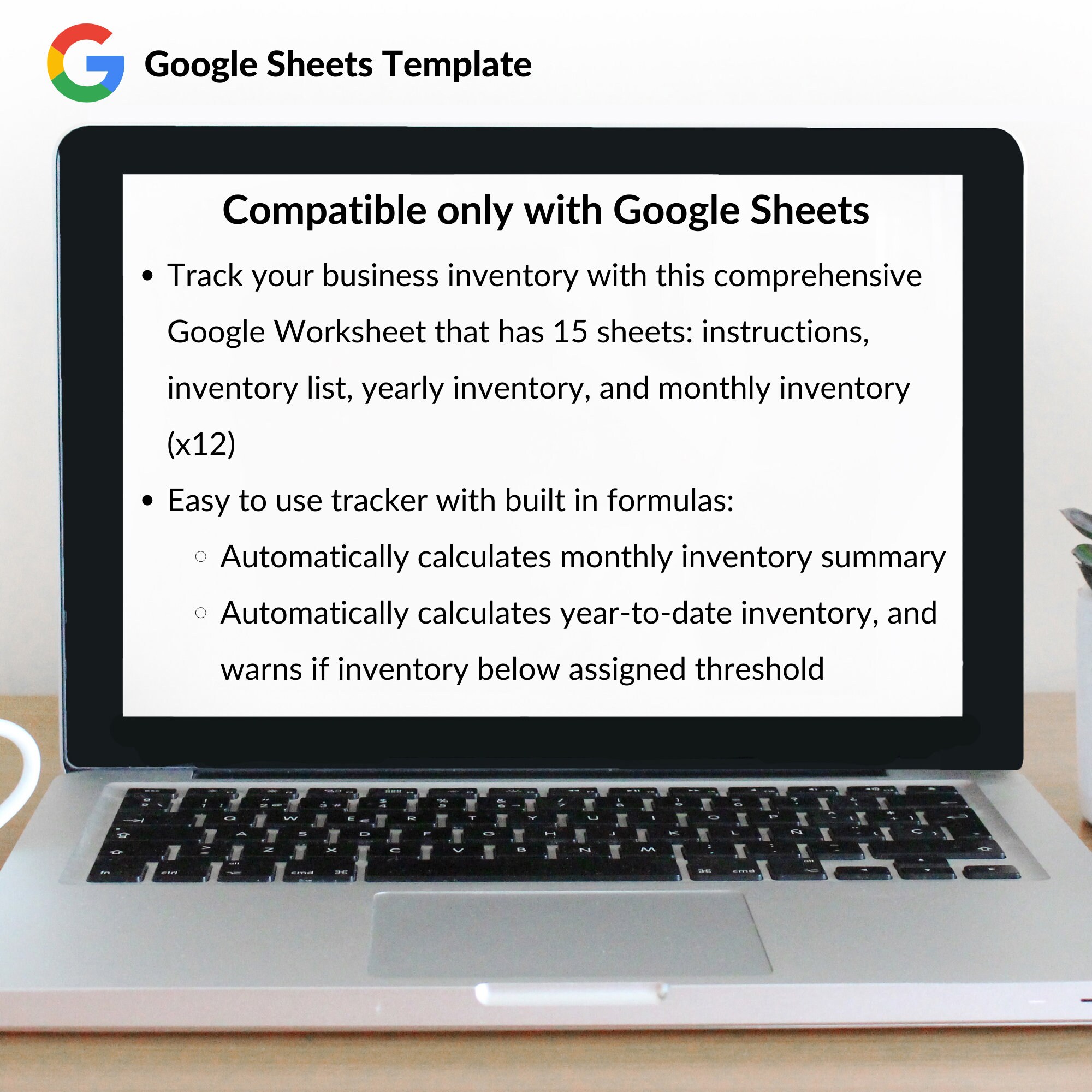 Inventory Google Sheets, Inventory Management, Inventory Tracker for ...