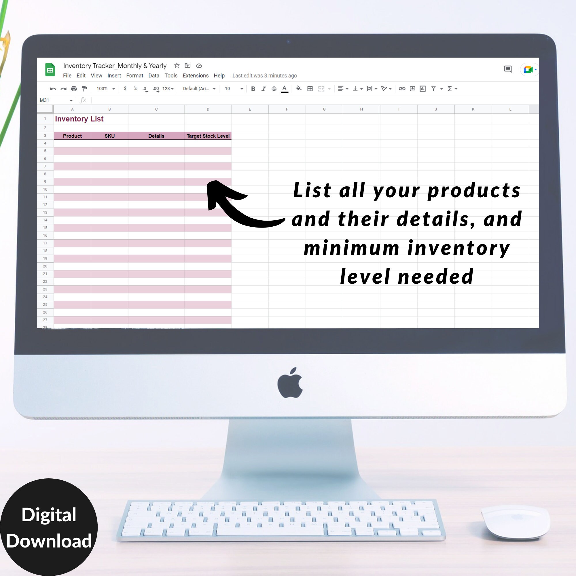 Inventory Google Sheets, Inventory Management, Inventory Tracker for ...