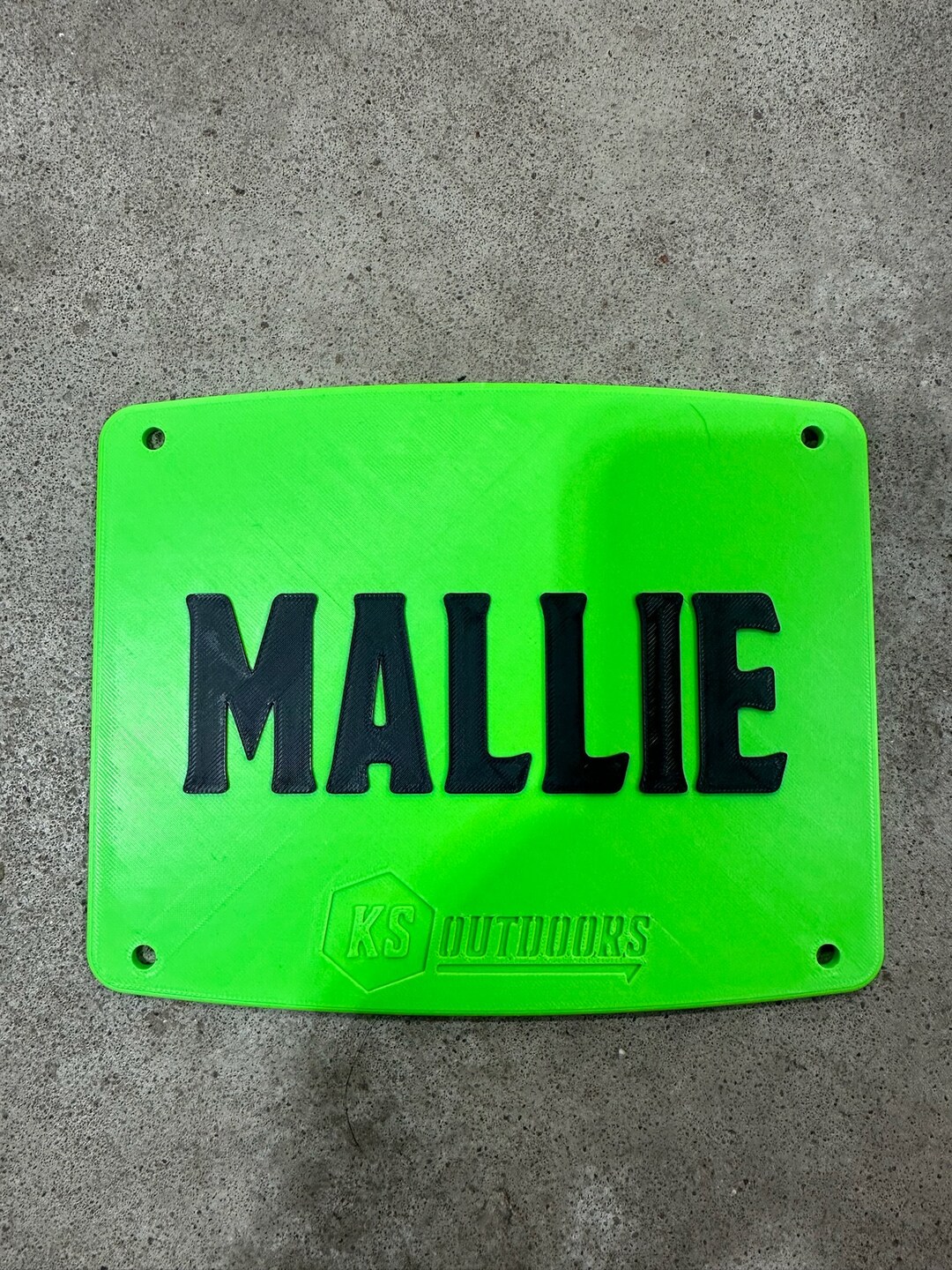 Gunner Food Crate Name Plate - Etsy