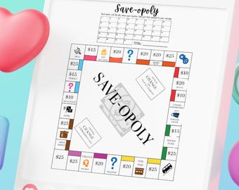 Save-opoly - Fun Money Saving Game - Etsy