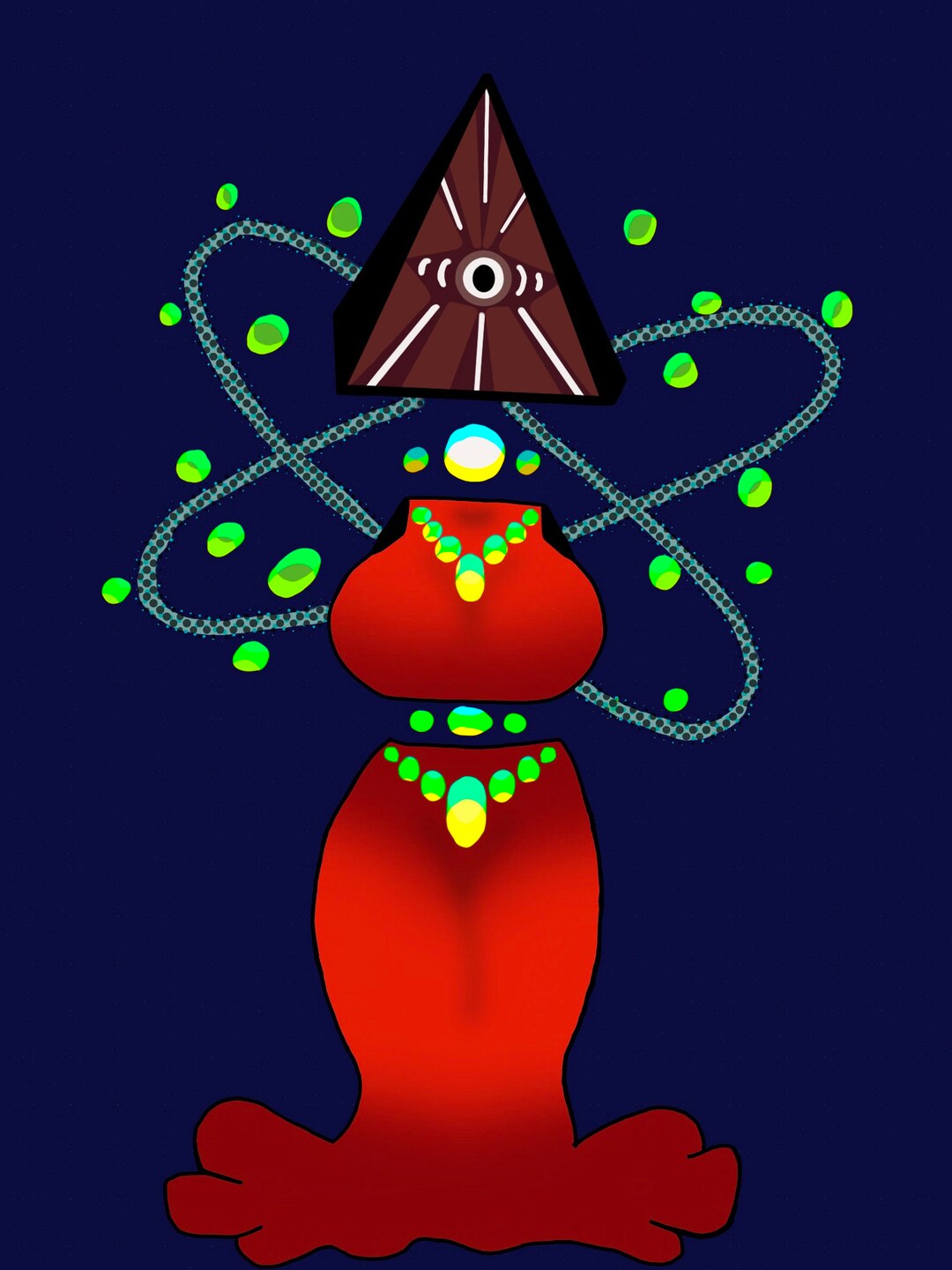 Digital Download Pyramid Woman Printable Wall Art Prints Downloadable ...