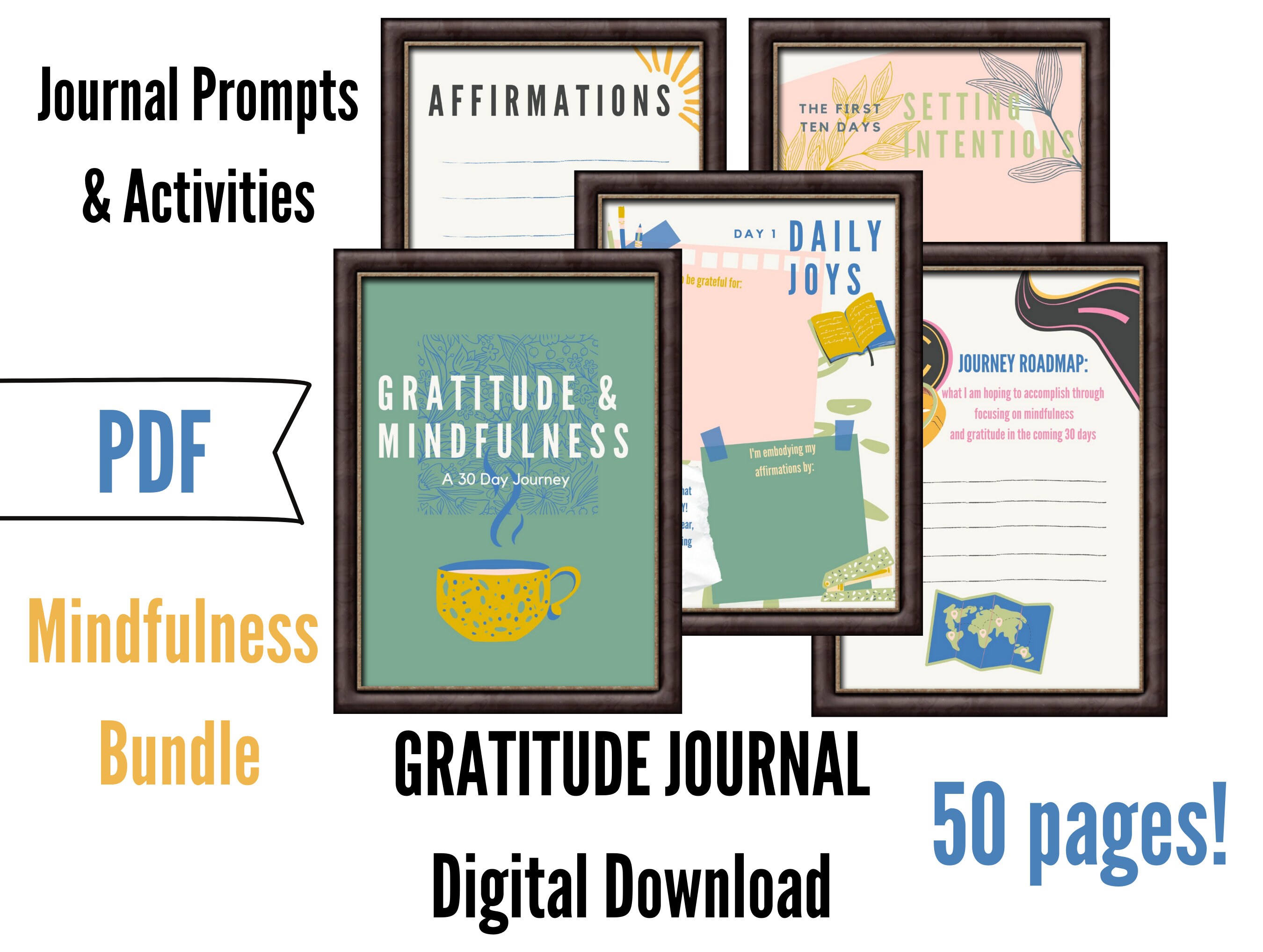 GRATITUDE JOURNAL - Digital Download - Etsy