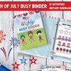 4th of July Activity Bundle, Printable Games, Patriotic Games, Learning ...