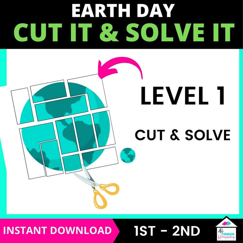 Earth Day Activities for Kids, Earth Day Printable Puzzle Games for 1st ...