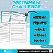 Winter Writing Activity | Disguise a Snowman Craft | Christmas Creative ...