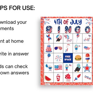 4th of July Activity Bundle Printable Games Patriotic Games - Etsy