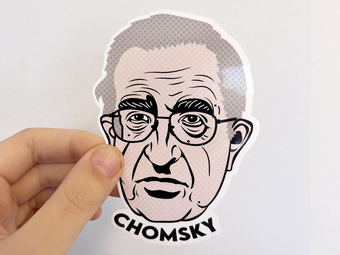 Noam Chomsky Sticker, Philosophy Gift, Philosophy Art, Gifts for ...