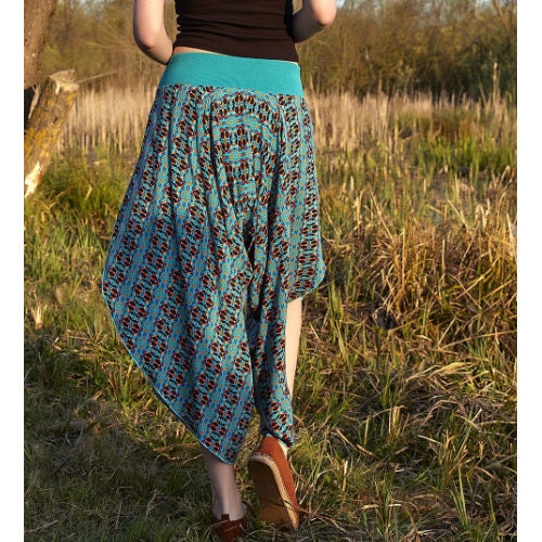 Dandelion Side Slit Yoga Pants Side Slit Harem Pant With Flat Waist - Etsy