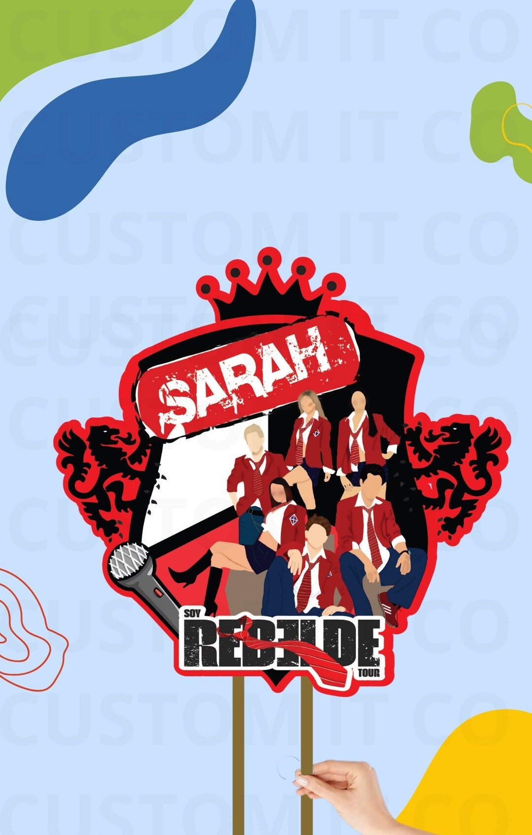 RBD Cake Topper / REBELDE Cake Topper - Etsy