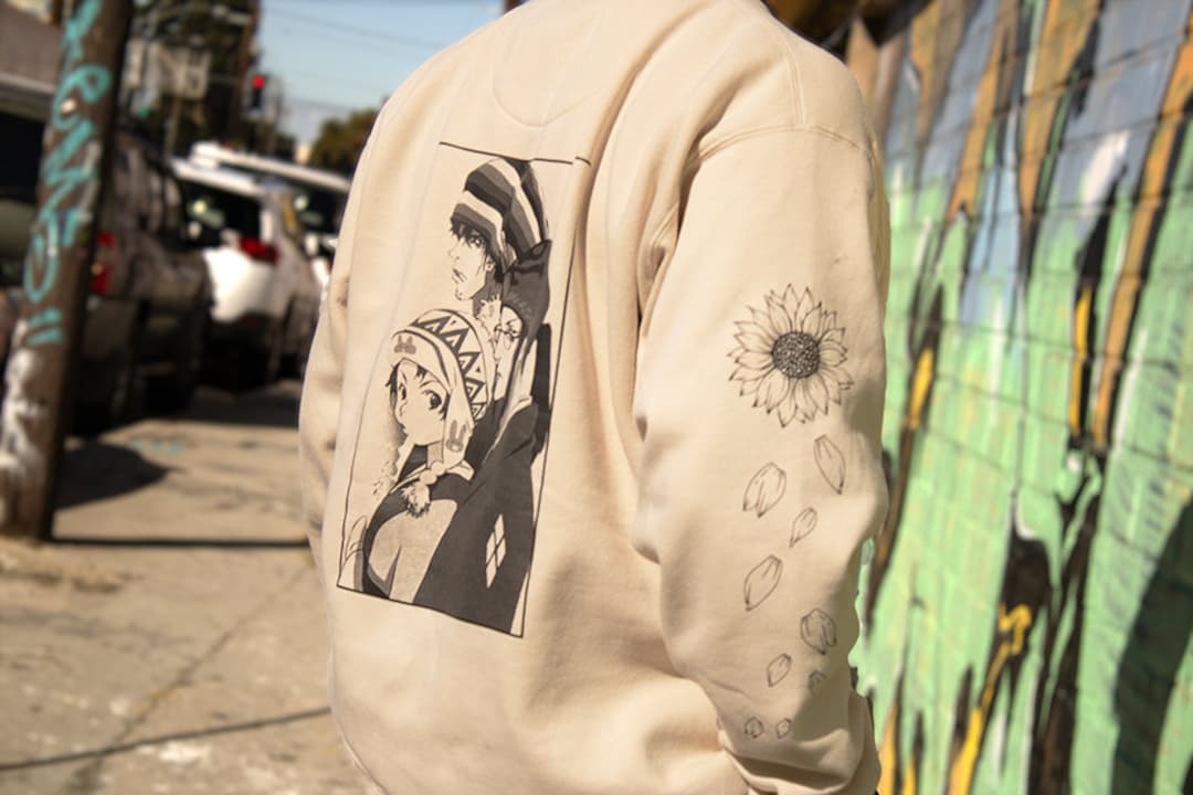 Sunflower Samurai V.2 Premium Crewneck | Anime | Anime Clothing - Etsy