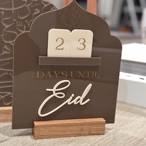 Eid Countdown Calendar | Home Decor| Eid Decor| Home | Sign| Eid ...