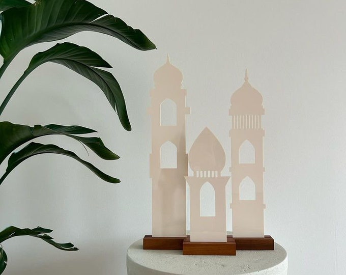 Geometric Arch Eid/ramadan Arch Acrylic Interchangeable Table Decor ...