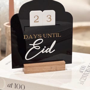 Eid Countdown Calendar | Home Decor| Eid Decor| Home | Sign| Eid ...