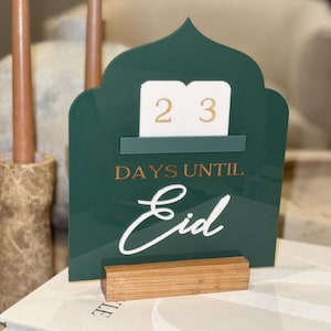 Eid Countdown Calendar | Home Decor| Eid Decor| Home | Sign| Eid ...