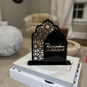 Geometric Arch| Eid/ramadan Arch Acrylic Interchangeable Table Decor ...