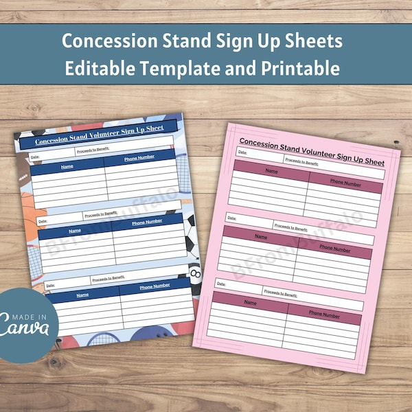 Concession Stand Sign - Etsy