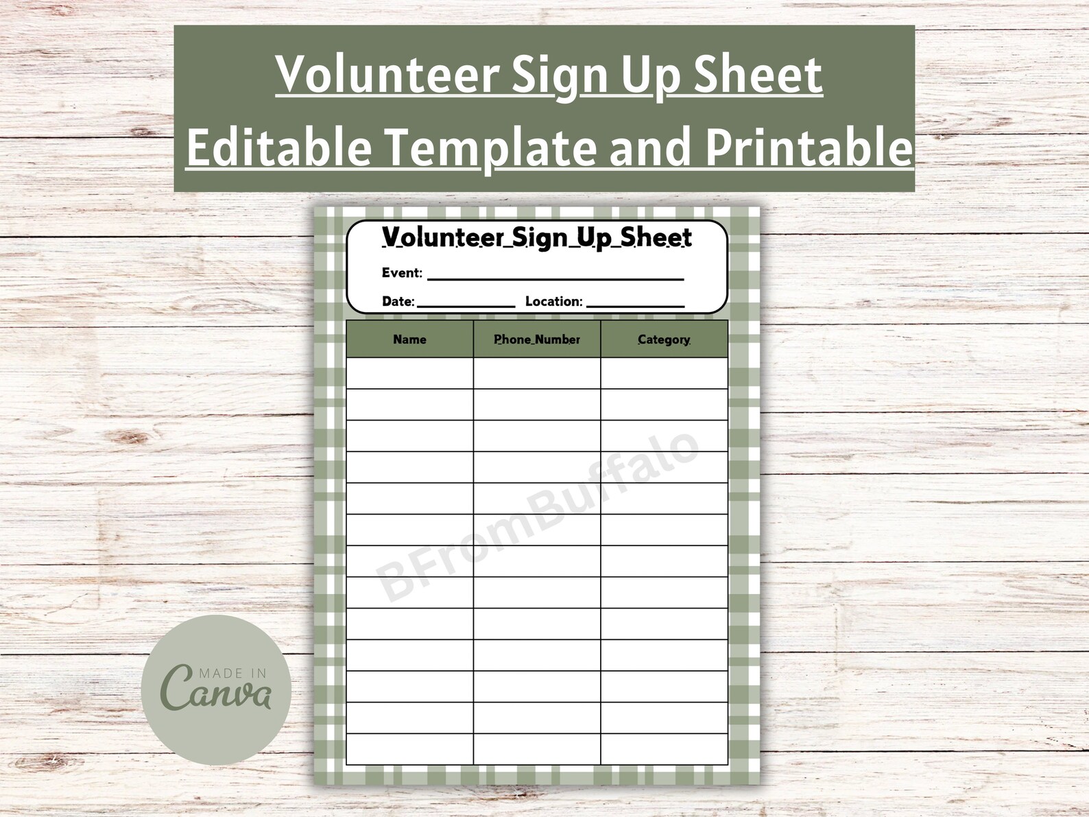 Volunteer Sign up Sheet, Concession Stand Sign up Sheet, Pta Volunteer ...