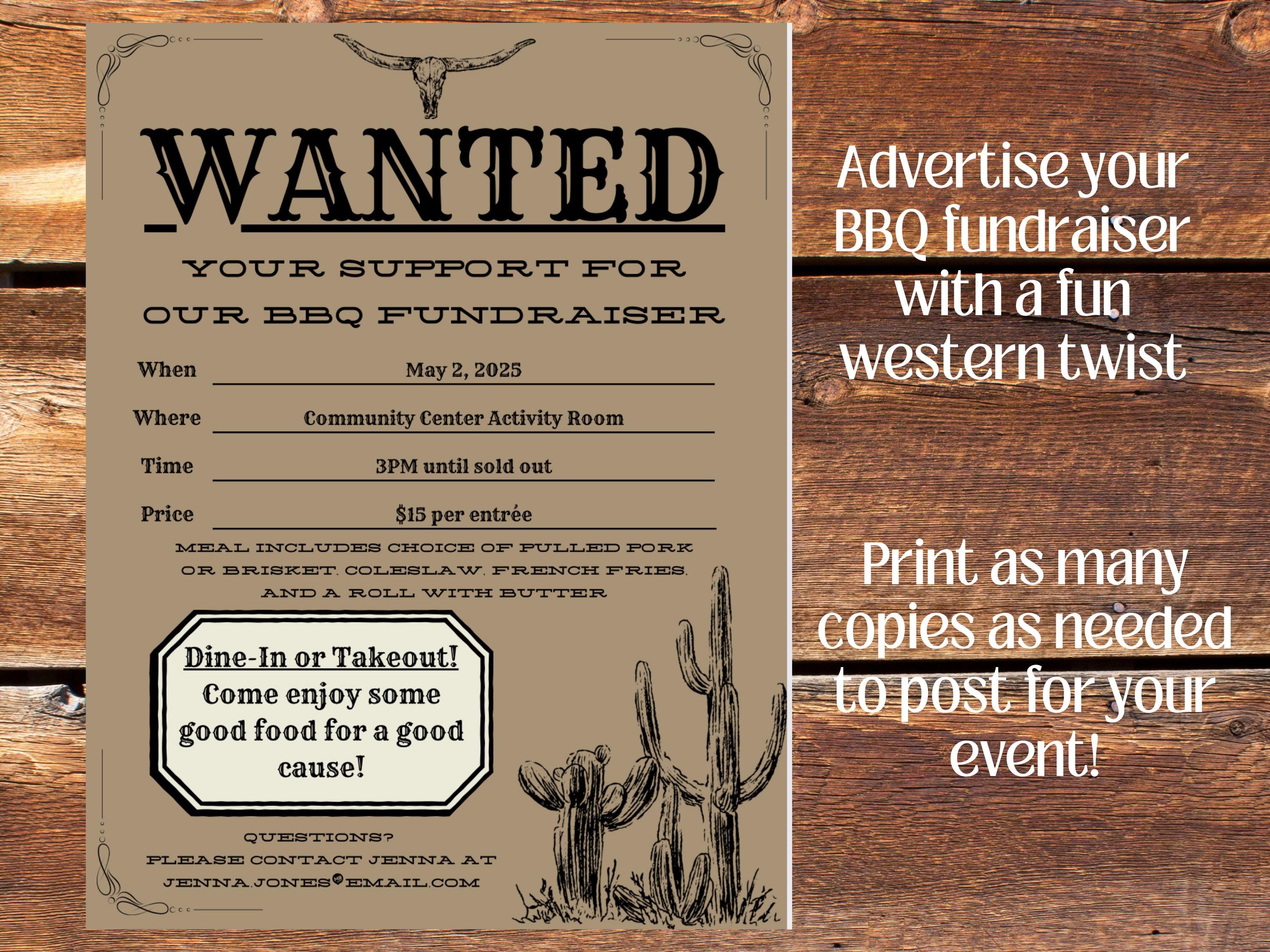 Barbecue Fundraiser, Bbq Fundraiser, Bbq Chicken Fundraiser, Bbq ...