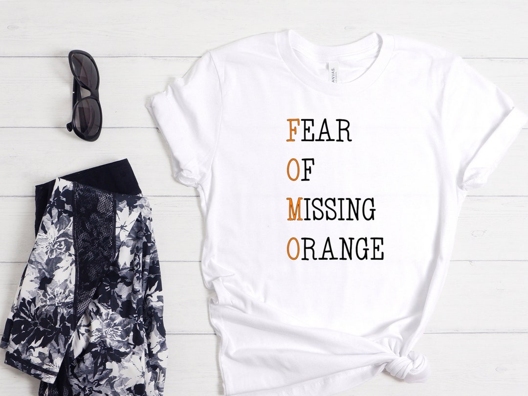 FOMO, Fear of Missing Orange Tank and Tee - Etsy