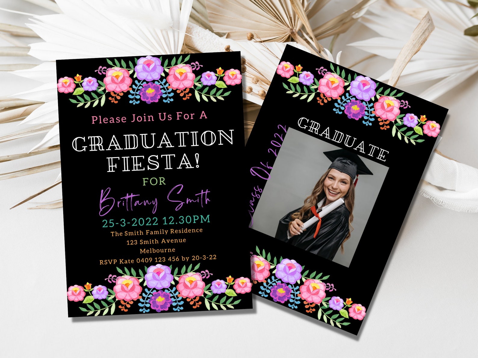 Mexican Invitation, Graduation Invitation, Fiesta Invitation ...
