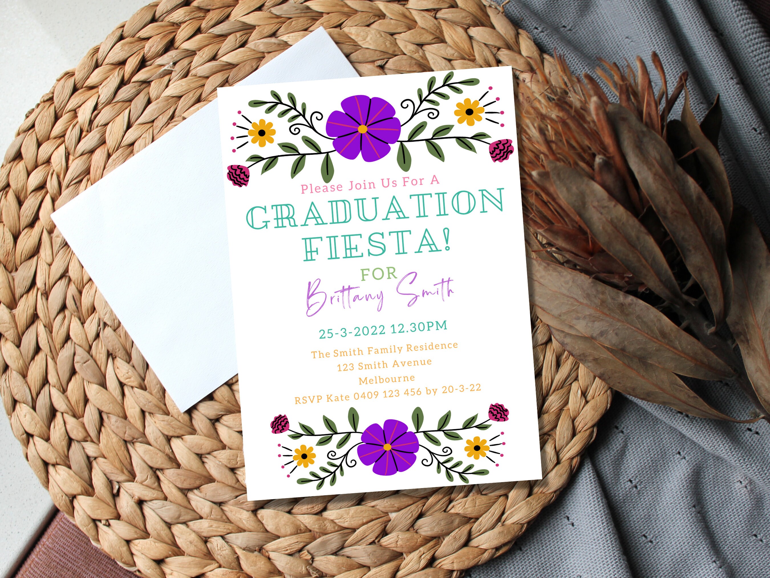 Mexican Invitation, Graduation Invitation, College Graduation ...